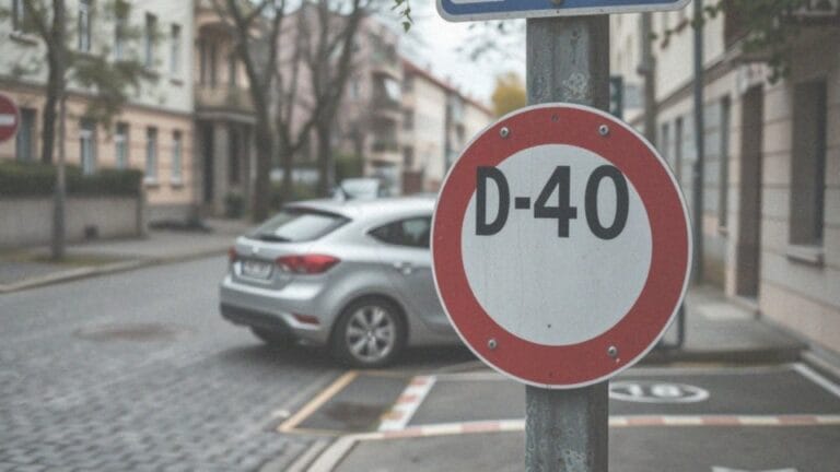 Znak D-40 - co oznacza i jakie zasady obowiązują?